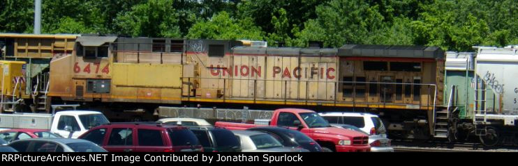 UP 6474, conductor's side view